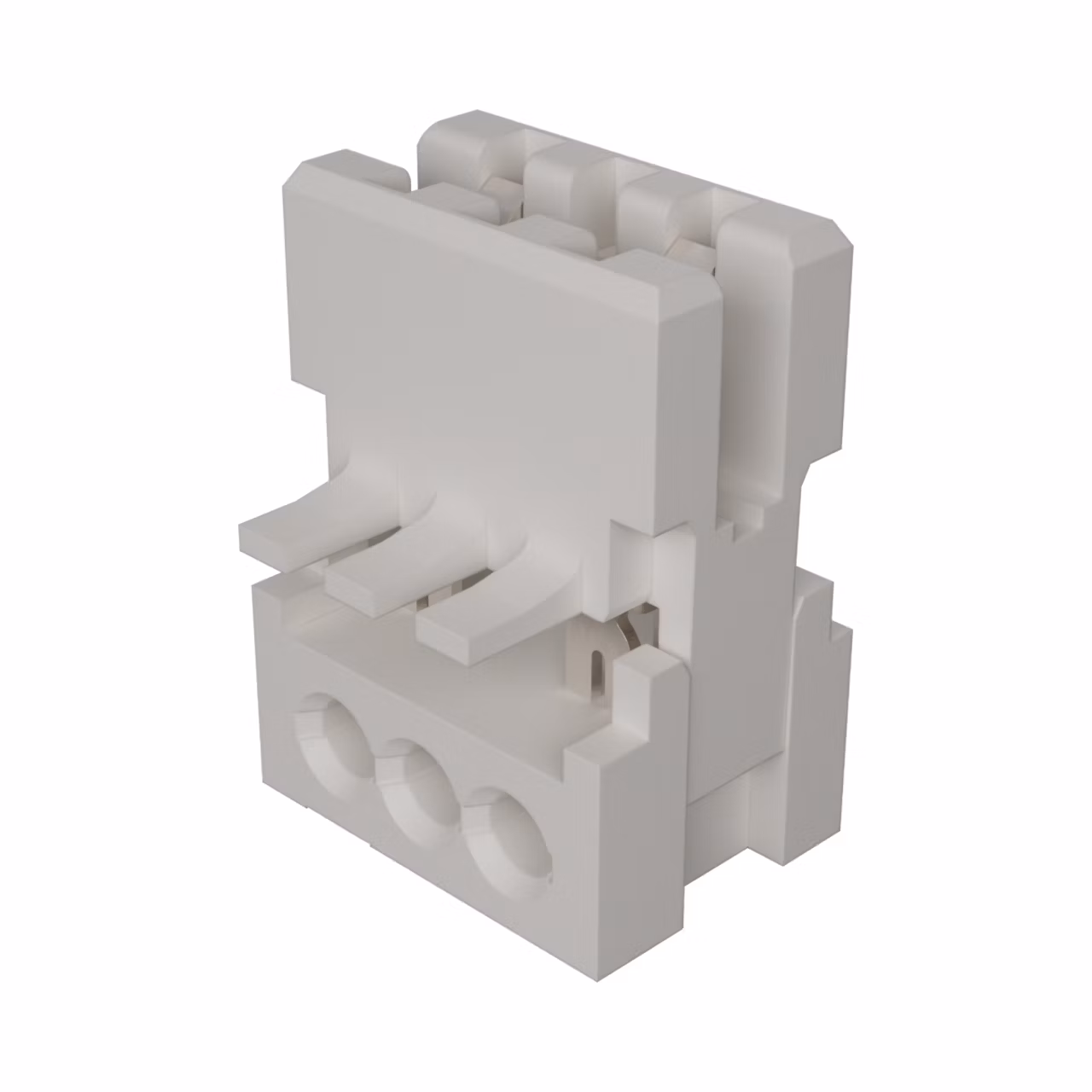 Appli-Mate RAST 2.5 Female Connector, 5.00mm Pitch, 2 Circuits, All Positions Removed, Open Endwalls for sale