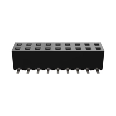 2.00mm Pitch Milli-Grid Receptacle, Surface Mount, Top Entry, 0.38µm Gold (Au) Plating, with Locating Pegs, 18 Circuits, Lead-Free, Tube for sale