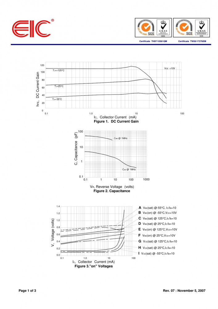 EIC MPSA42 datasheet page 2