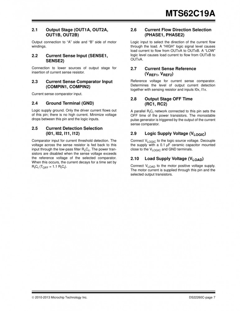 MTS62C19A document preview, page 7