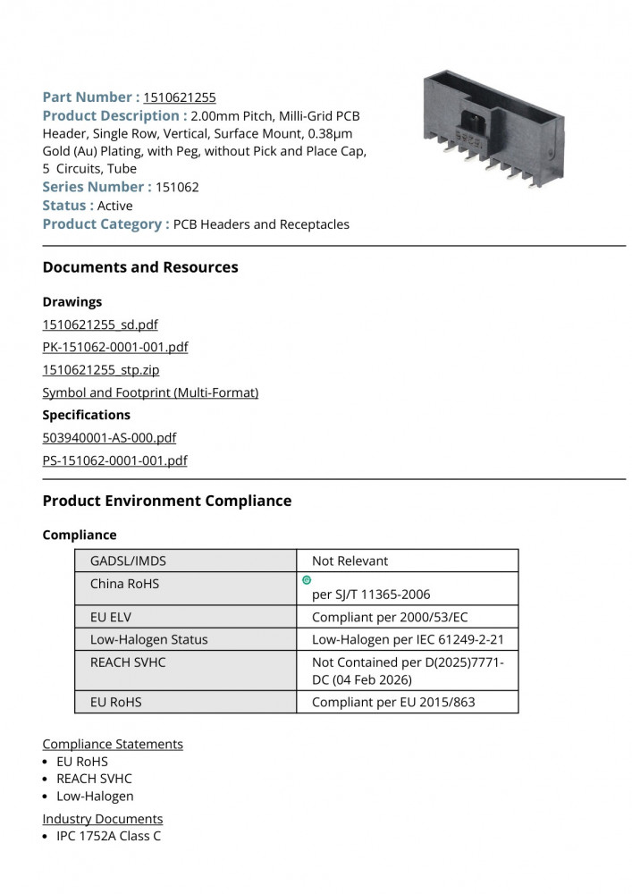 Product document preview, page 1