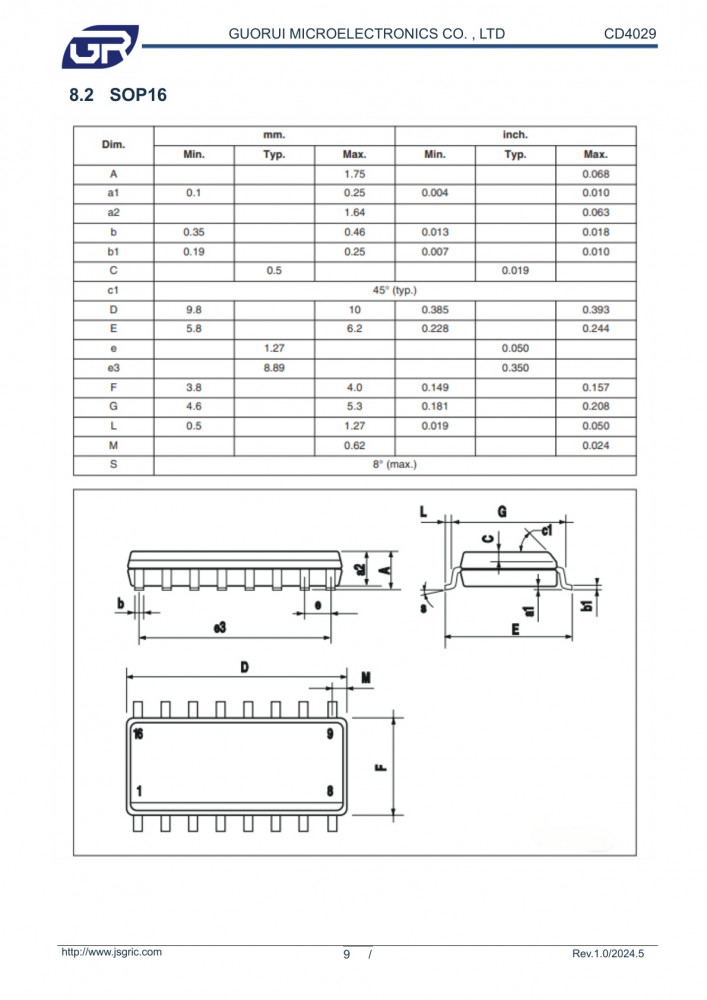 CD4029 datasheet page 9