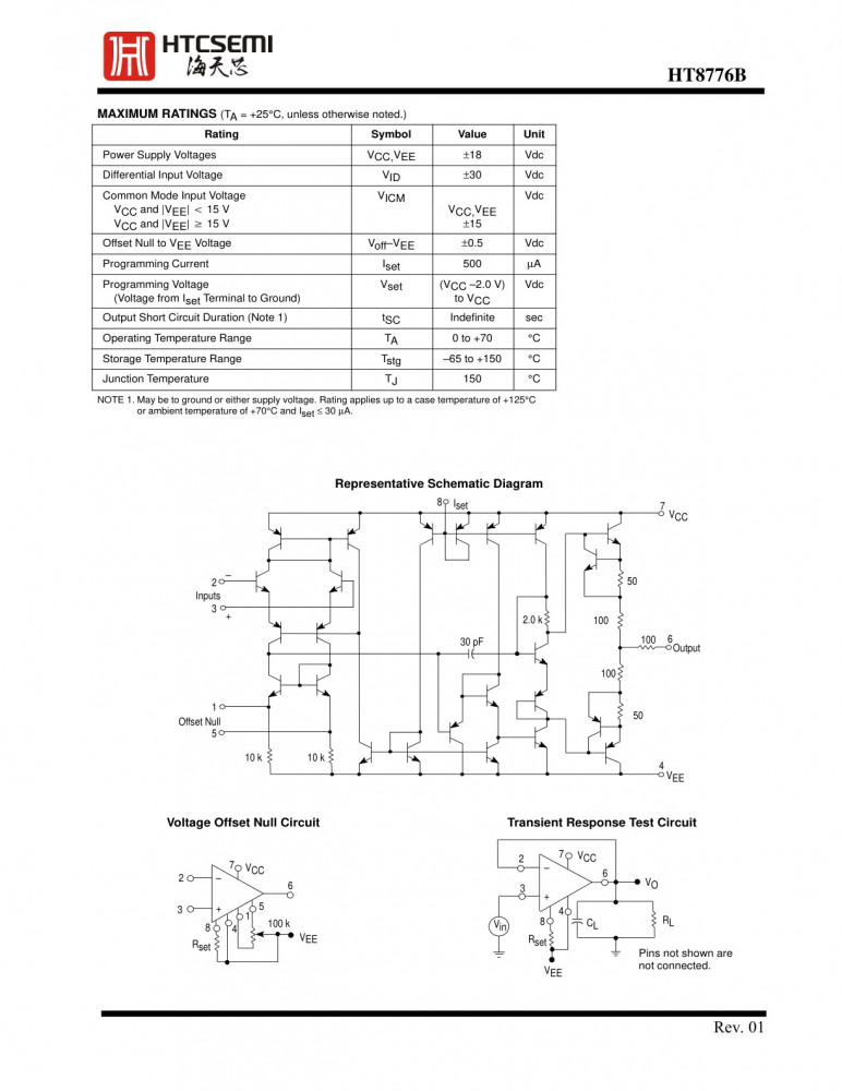 HT8776BRZ datasheet page 2