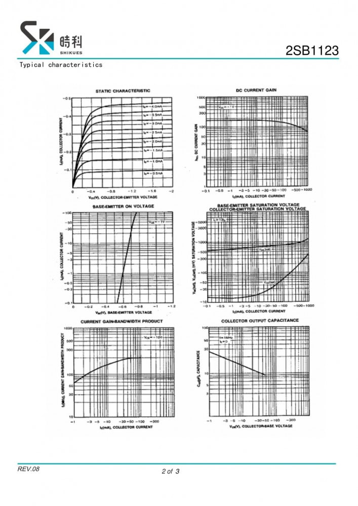 2SB1123 datasheet page 2