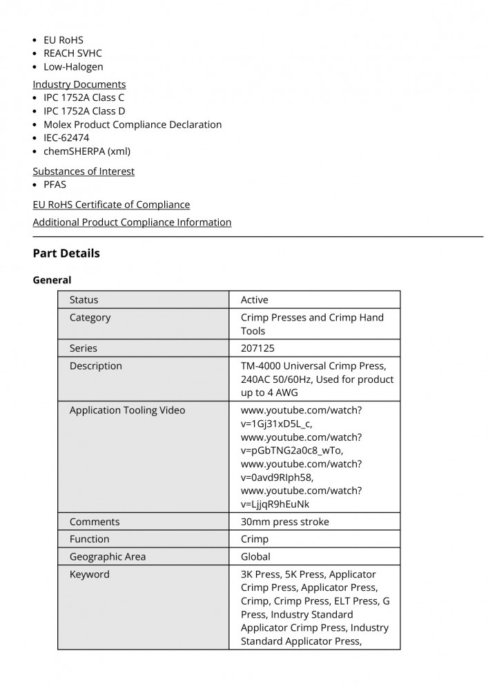 TM-4000 technical document preview, page 3