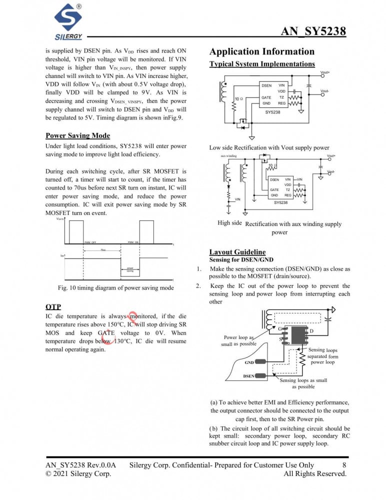 SY5238DGD datasheet page 8