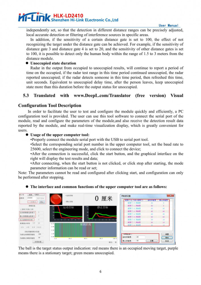 HLK-LD2410-P manual page 8