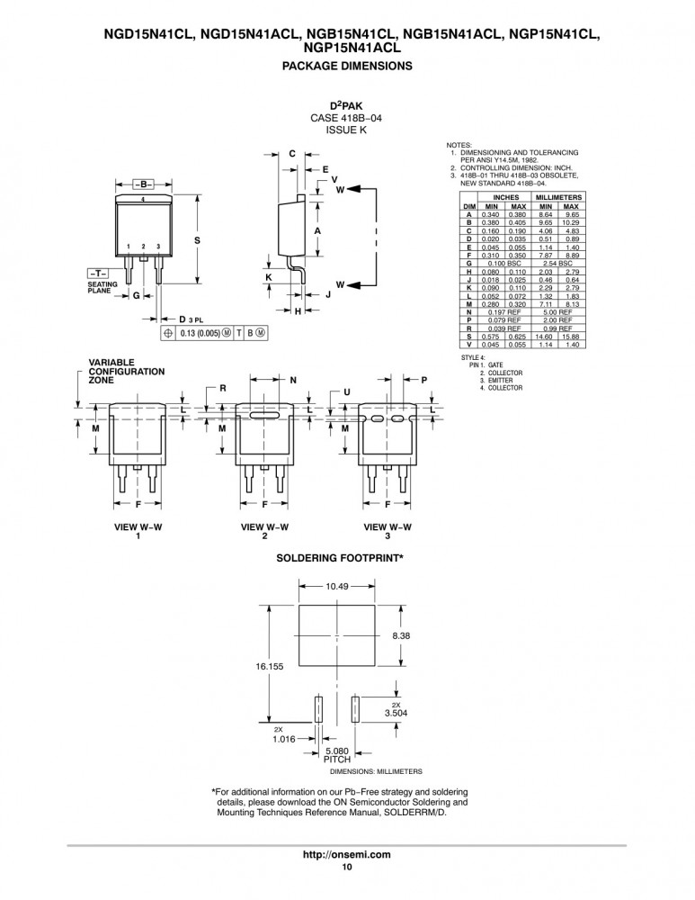 NGD15N41ACLT4G datasheet page 10