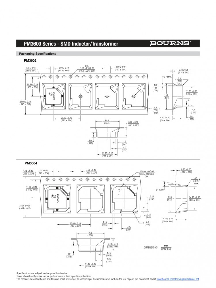PM3600 series technical document, page 2