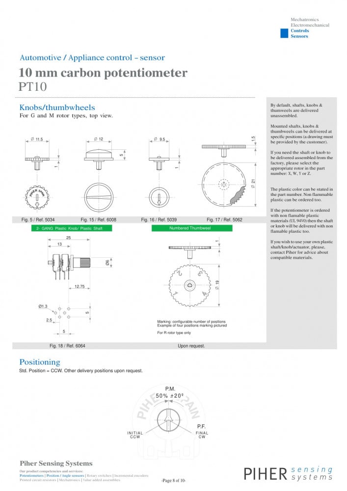 PT10 datasheet page 8
