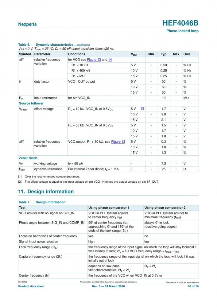HEF4046BT datasheet page 10