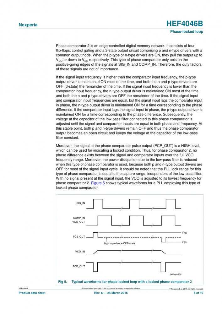 HEF4046BT datasheet page 5