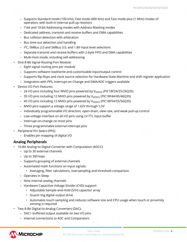 PIC18-Q35 document preview page 6