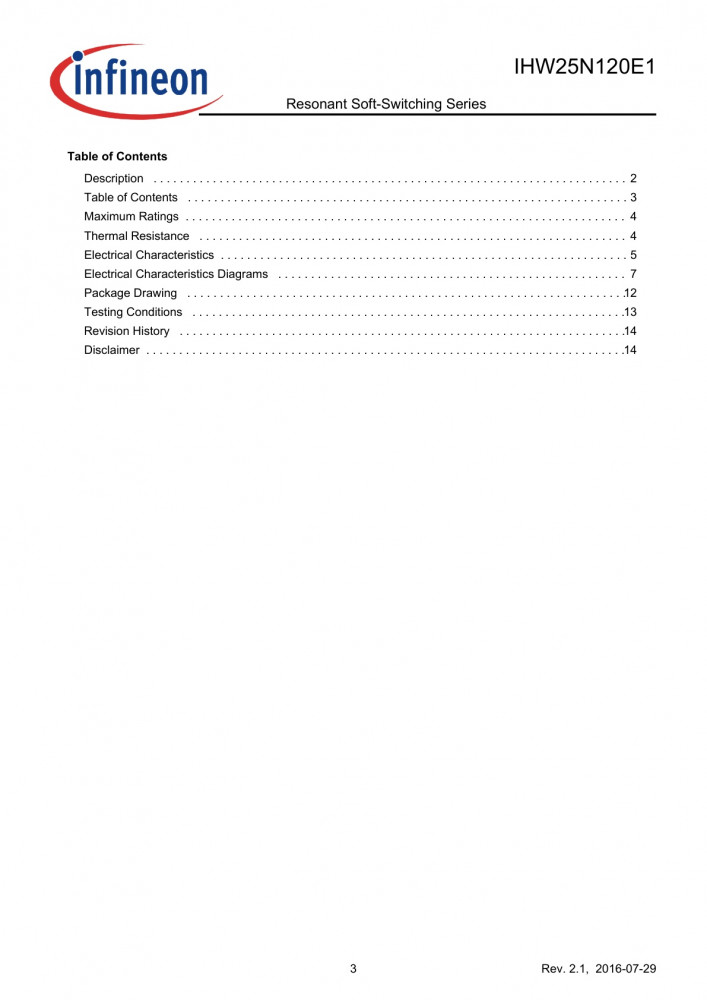 IHW25N120E1 datasheet page 3