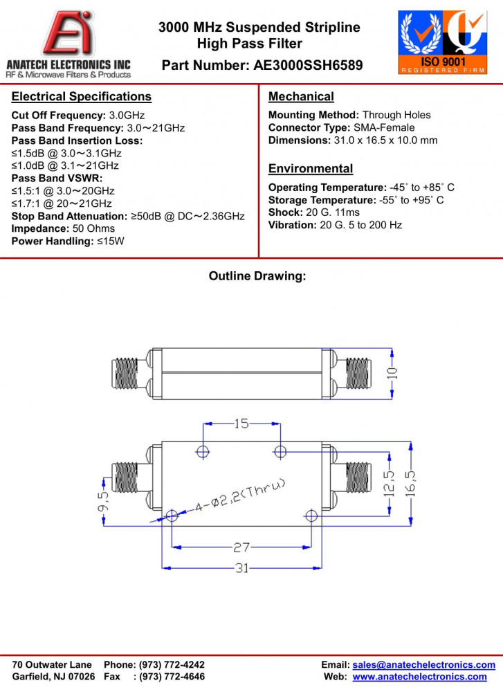AE3000SSH6589 technical document page