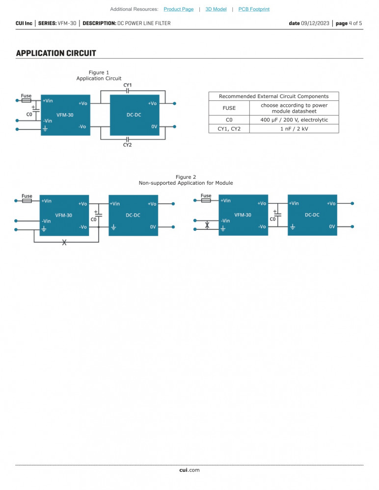 CUI VFM-30-DIN datasheet page 4