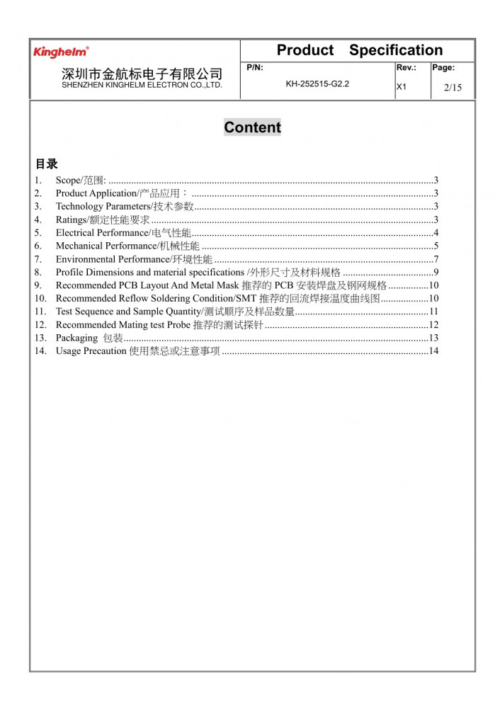KH-252515-G2.2 specification page 2