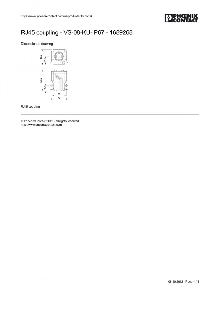 Phoenix Contact 1689268 technical document page 4