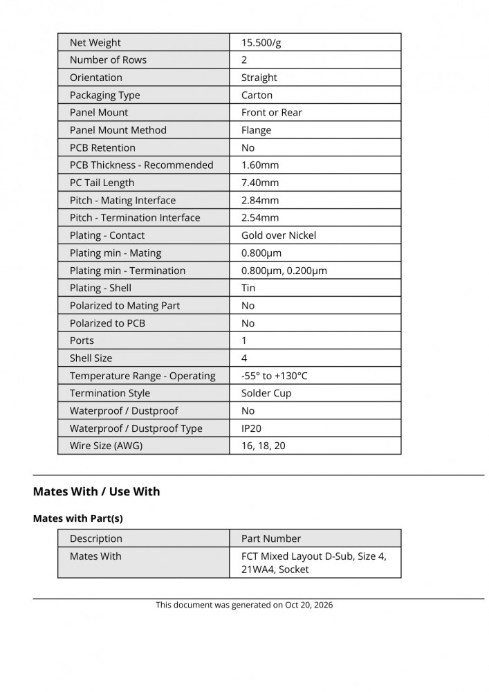MOLEX 1731070932 drawing, page 3