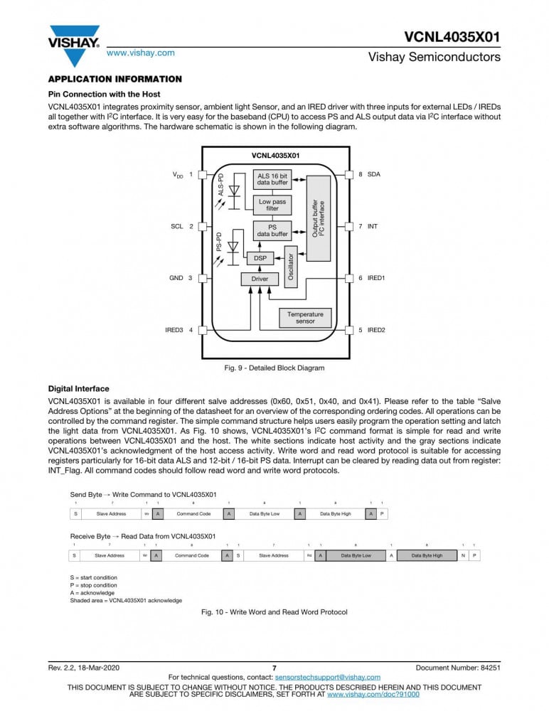 VCNL4035X01-GS18 datasheet page 7