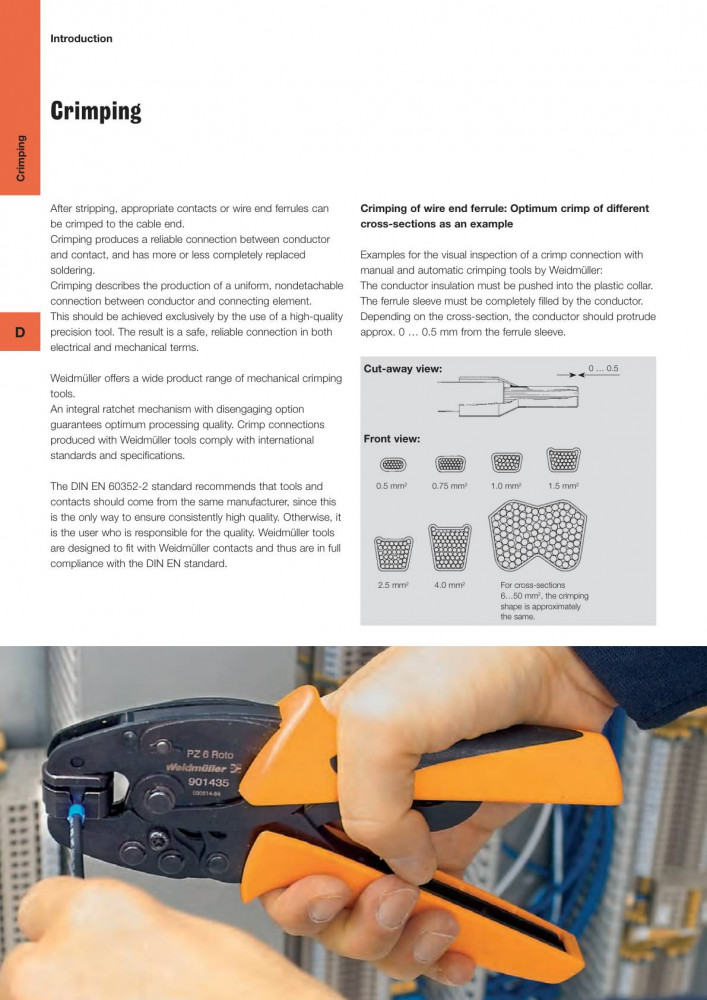 WEIDMULLER crimping documentation page 2
