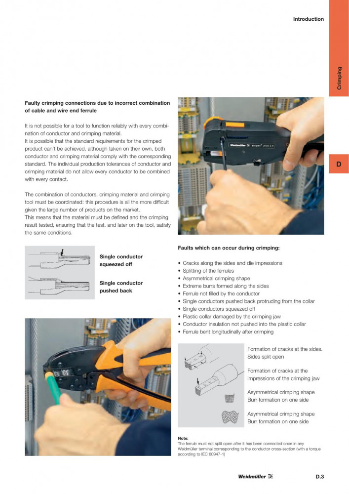 WEIDMULLER crimping documentation page 3