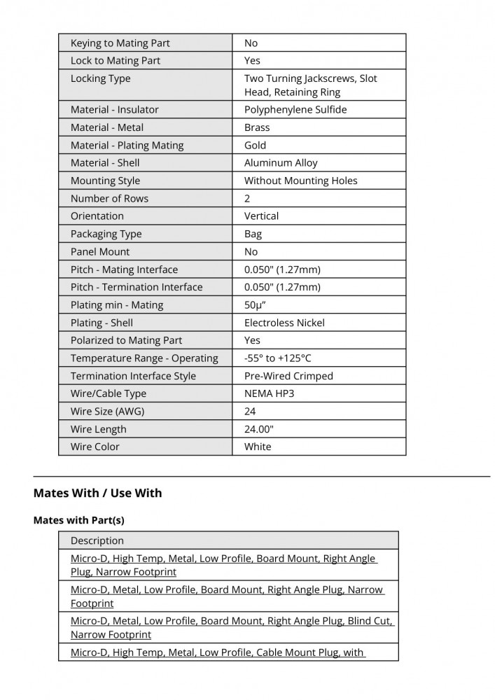 MQ-222-021-261-43VD technical document page 2