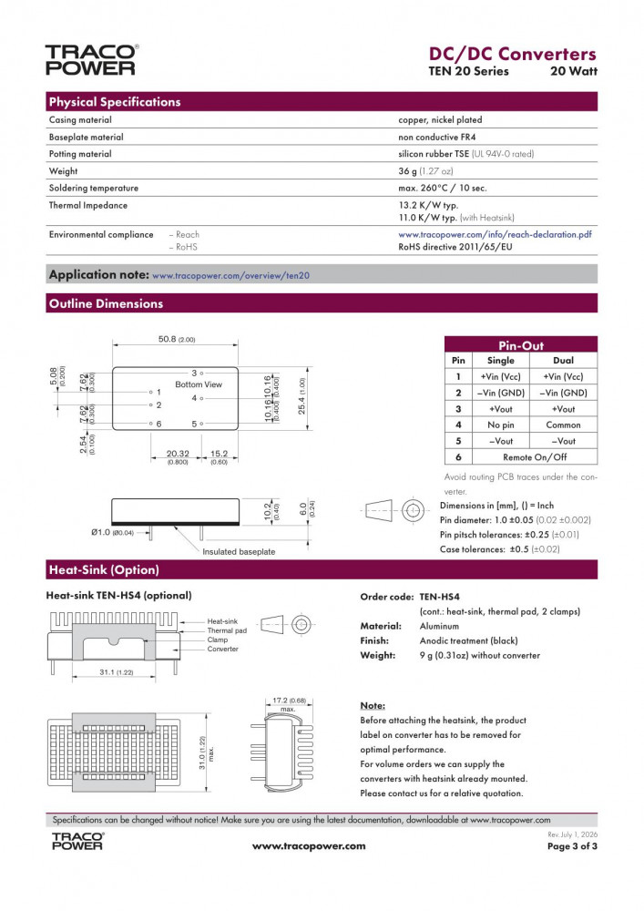 TEN 20 technical document preview, page 3