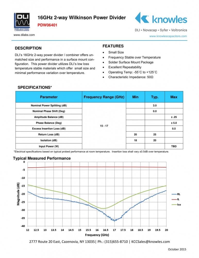 PDW06401 technical document page 1