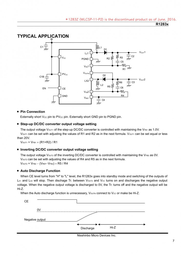 R1283x datasheet page 7