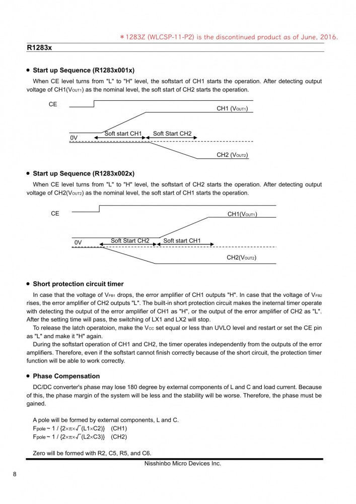 R1283x datasheet page 8