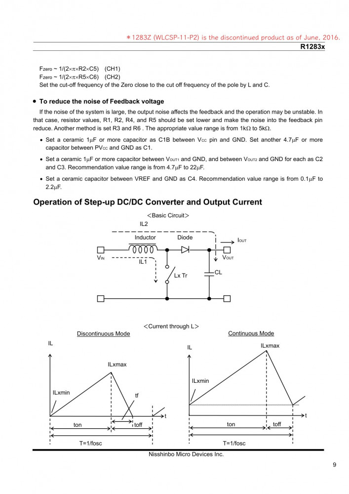 R1283x datasheet page 9