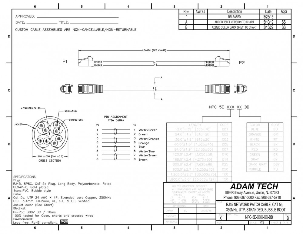 NPC-5E-003-GY-BB technical document preview