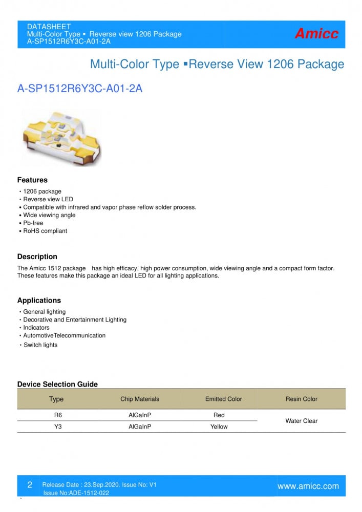A-SP1512R6Y3C-A01-2A datasheet page 2