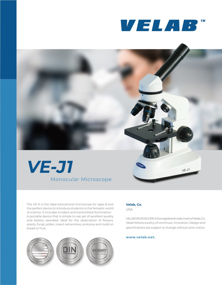 VE-J1 product documentation image, page 1