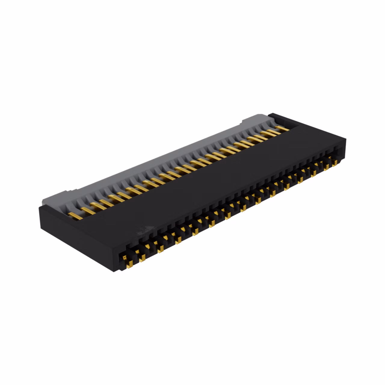 Easy-On Back Flip FPC Connector with Lock Terminal, 0.30mm Pitch, LA75 Series, Right-Angle, Surface Mount, Dual Contact Style, 0.75mm Height, 25 Circuits for sale