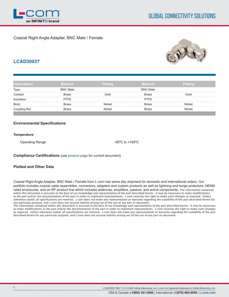 LCAD30037 product documentation page 2