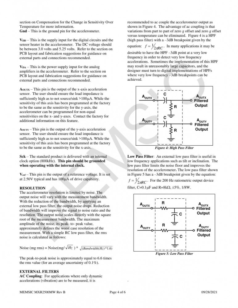 MXR2500MW datasheet page 4