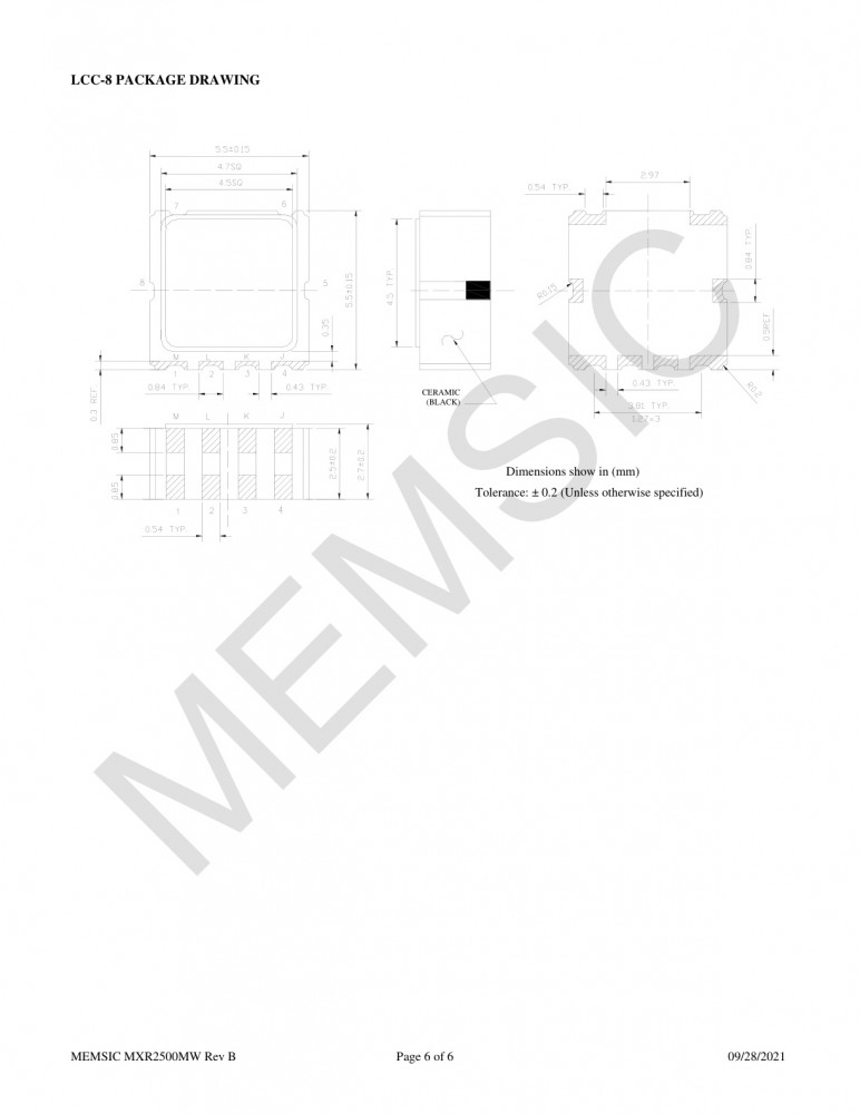 MXR2500MW datasheet page 6
