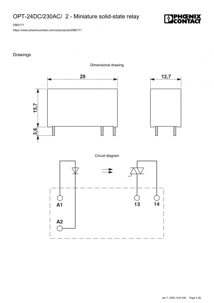 Phoenix Contact 2982171 technical document page 4