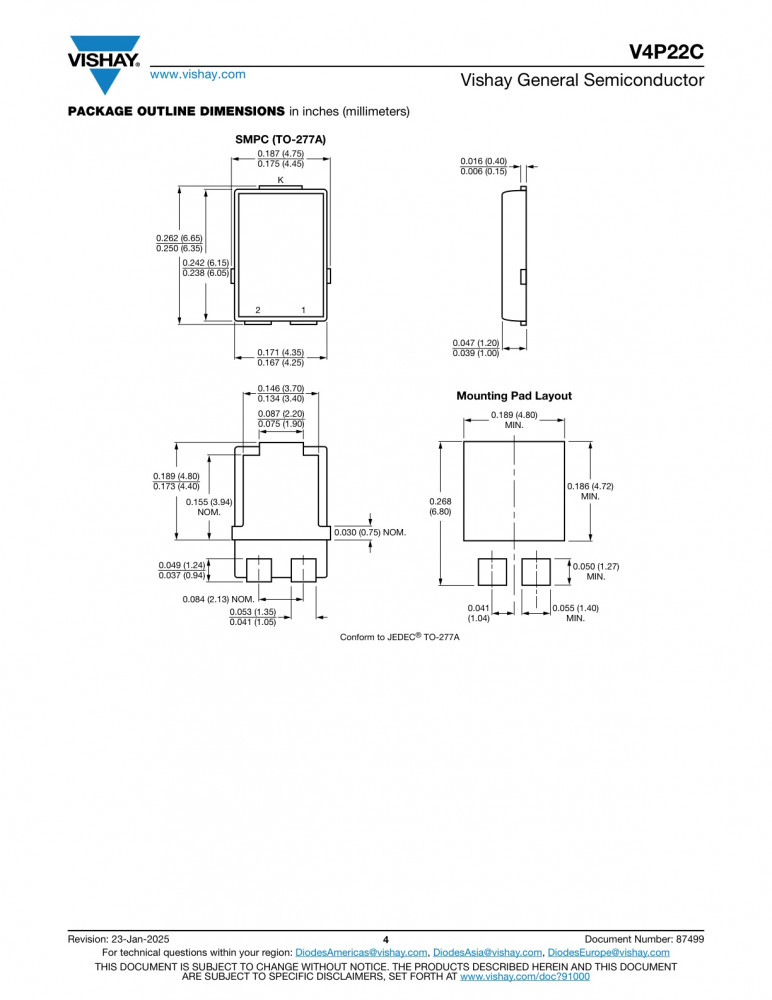 V4P22C datasheet page 4