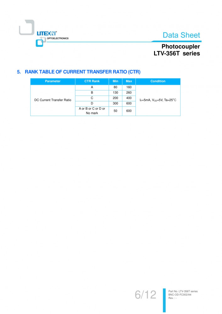 LTV-356T datasheet page 7