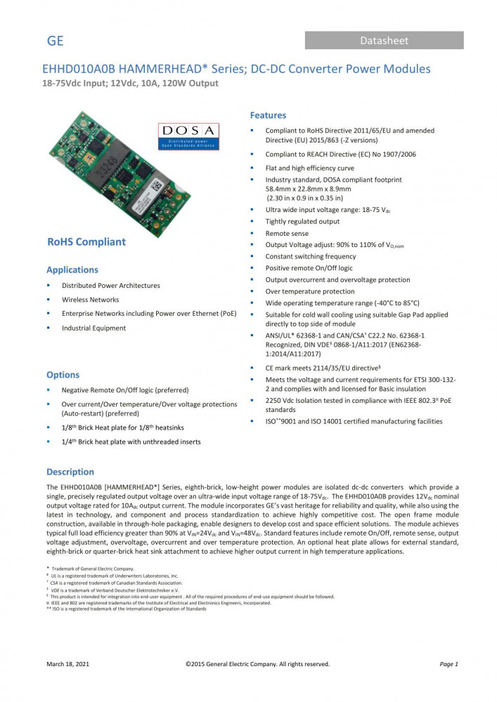 EHHD010A0B41-18HZ datasheet page 1