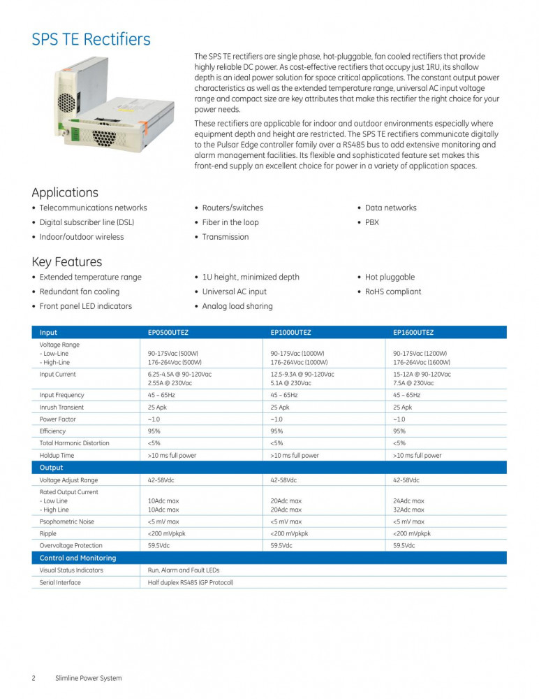 EP1600-UTEZ documentation page 2