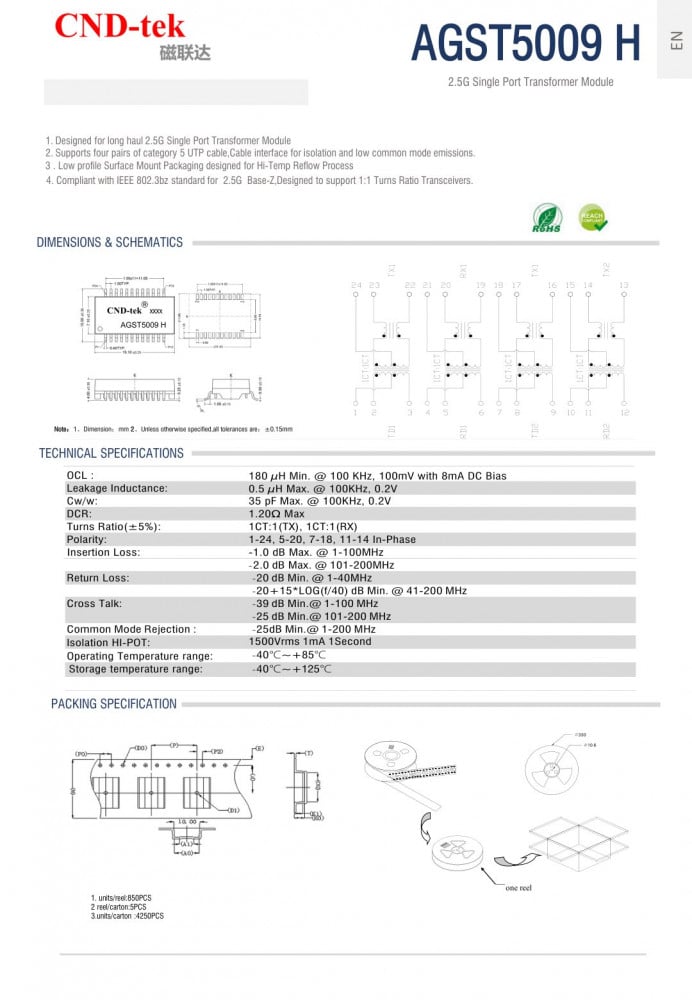 AGST5009 H-CND technical document