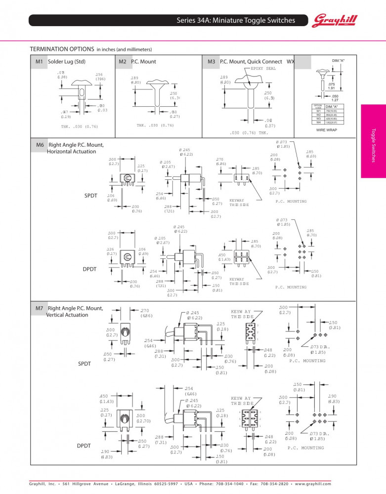 Grayhill Series 34A documentation page 4