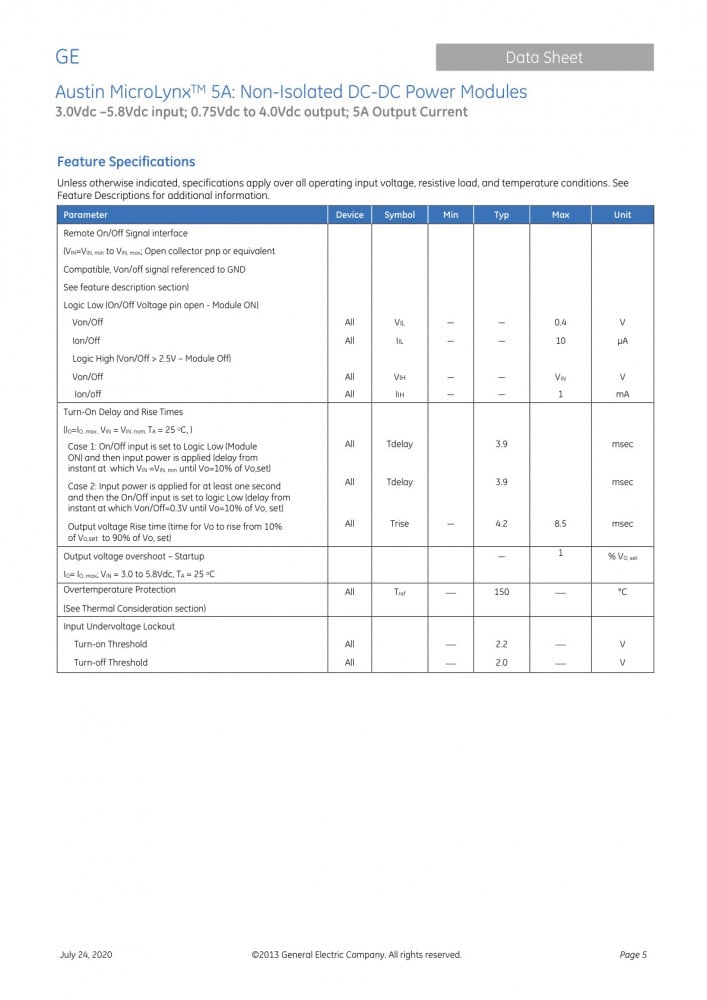 AXH005A0X-SRZ datasheet page 5