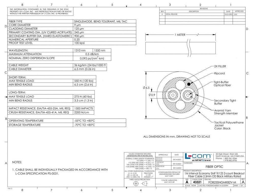 FOB25SNGMKB2V-M official technical drawing