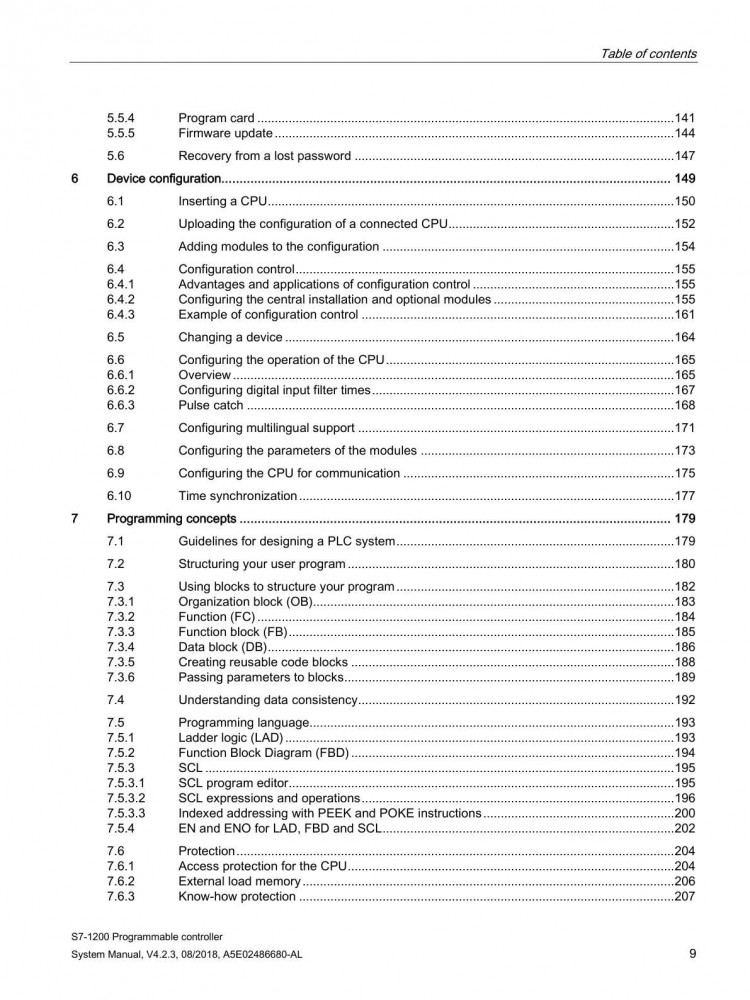 SIMATIC manual page 9