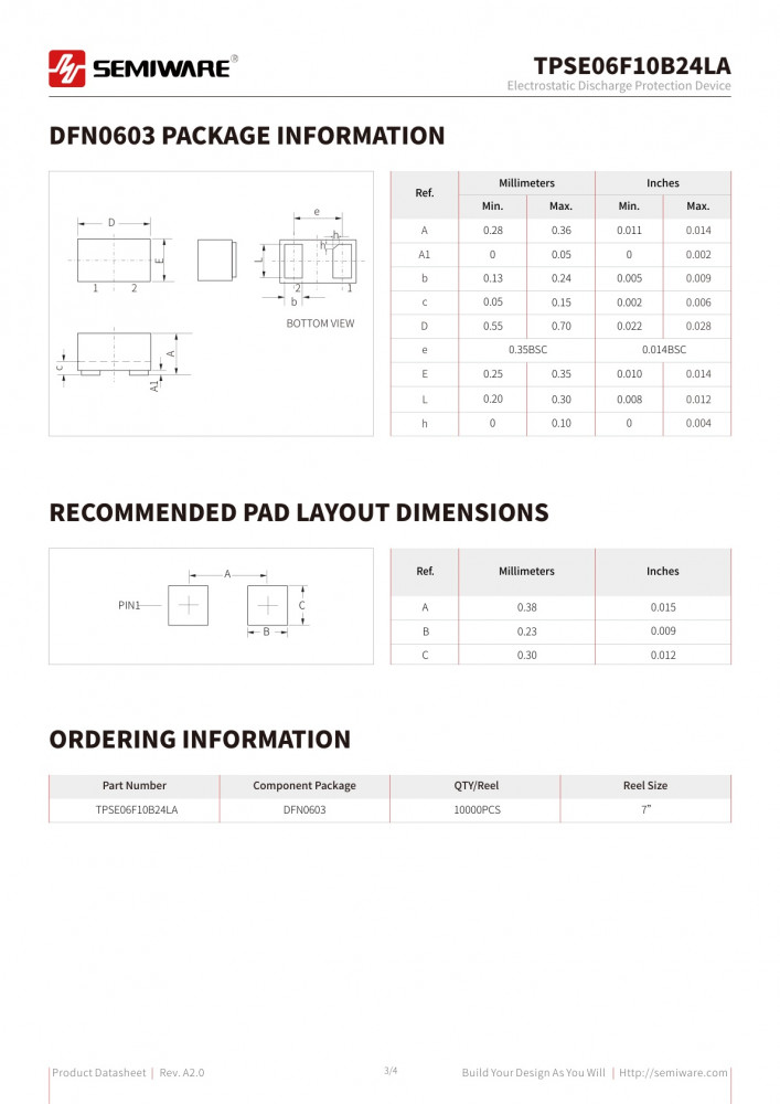 TPSE06F10B24LA technical document page 3